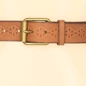 Frye | Accessories | Frye Hand Tooled Leather Belt | Poshmark